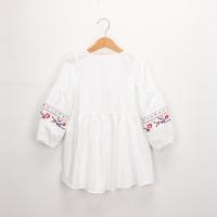 China Long Sleeved Embroidered Dress Spring Children'S Clothing Girls Fringed Dress for sale