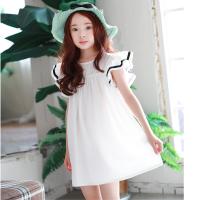 China Summer Children'S Clothing Girls Princess Dress Children'S White Beach Dress for sale