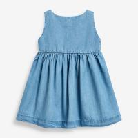 China Summer Children'S Clothing Girls Printed Dress Children'S Denim Dress for sale