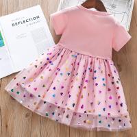 China Summer Children'S Girls Printing Dress Fluffy Princess Dresses for sale
