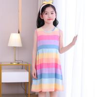 China Girls Cotton Dress Children Printing Dress Summer Children'S Clothing for sale