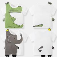 China Baby Cartoon Printed Short Sleeved Children'S T-Shirt Children'S Sports Shirts for sale