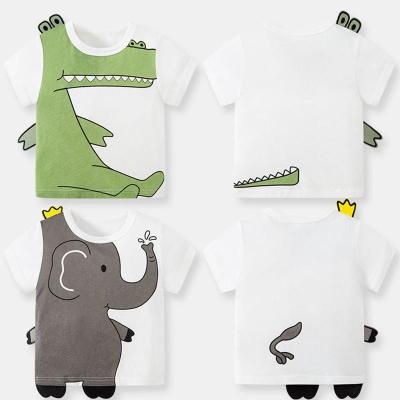 China Baby Cartoon Printed Short Sleeved Children'S T-Shirt Children'S Sports Shirts for sale