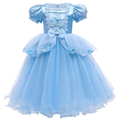 China Girls Princess Dress Girls Lace Evening Dress Summer Children'S Clothing for sale