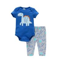 China Children's Outfit Sets Baby Clothing 3Pcs Children's Cotton Print Clothing for sale