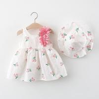 China Summer Children'S Clothing Small Wings Baby Dress Baby Girl Cherry Dress for sale