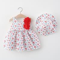 China Summer Children'S Clothing Small Wings Baby Dress Baby Girl Cherry Dress for sale