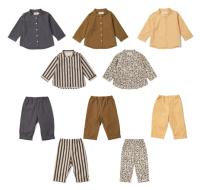 China Children'S Outfit Sets Cotton Kids Striped Sets Children'S Casual Printing Sets for sale