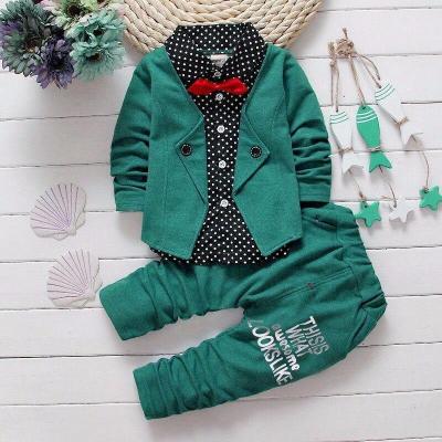 China Children'S Outfit Sets Baby Bow Tie Two Piece Suit Children'S Clothing for sale