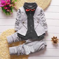 China Children'S Outfit Sets Baby Bow Tie Two Piece Suit Children'S Clothing for sale