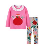China Children'S Outfit Sets Girls Casual Cotton Sets Children'S Animal Print Suit for sale