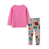China Children'S Outfit Sets Girls Casual Cotton Sets Children'S Animal Print Suit for sale