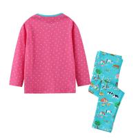 China Children'S Outfit Sets Girls Casual Cotton Sets Children'S Animal Print Suit for sale