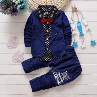 China Children's Outfit Sets Cotton Kids Custom Fashion Suit Boys Three-Piece Leisure Suit for sale