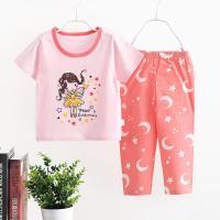 China Children'S Outfit Sets Cotton Children Boutique Printing Sets Kids Pure Cotton Suit for sale