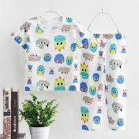 China Children'S Outfit Sets Cotton Children Boutique Printing Sets Kids Pure Cotton Suit for sale