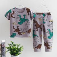 China Children'S Outfit Sets Cotton Children Boutique Printing Sets Kids Pure Cotton Suit for sale