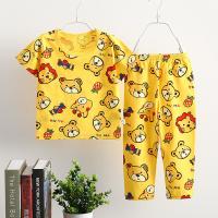 China Children'S Outfit Sets Cotton Children Boutique Printing Sets Kids Pure Cotton Suit for sale