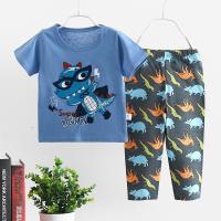 China Children'S Outfit Sets Cotton Children Boutique Printing Sets Kids Pure Cotton Suit for sale