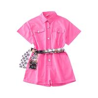 China Children'S Outfit Sets Girls Overalls High Waisted Casual Children'S Clothing Trend for sale