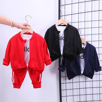 China Children'S Outfit Sets Kids Sport Suit Children'S 3 Pcs Fashion Sets for sale