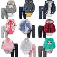 China 3Pcs Children'S Outfit Sets Newborn Clothing Baby Rompers Cotton Suit for sale