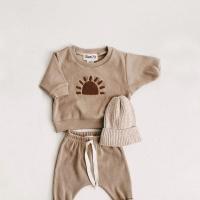 China Cartoon Rainbow Children'S Outfit Sets Kids Clothes Baby Sets for sale