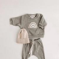 China Cartoon Rainbow Children'S Outfit Sets Kids Clothes Baby Sets for sale