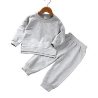 China Children'S Outfit Sets Kids Round Neck Casual Sweater Suits for sale