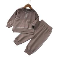 China Children'S Outfit Sets Kids Round Neck Casual Sweater Suits for sale