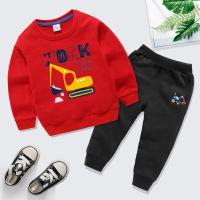 China Sports Children'S Outfit Sets Casual Gold Velvet Two Piece for sale