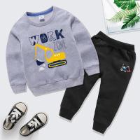 China Sports Children'S Outfit Sets Casual Gold Velvet Two Piece for sale