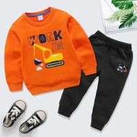 China Sports Children'S Outfit Sets Casual Gold Velvet Two Piece for sale