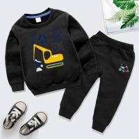 China Sports Children'S Outfit Sets Casual Gold Velvet Two Piece for sale