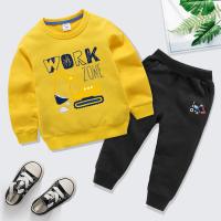 China Sports Children'S Outfit Sets Casual Gold Velvet Two Piece for sale