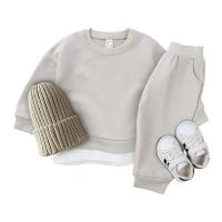 China Children'S Outfit Sets Infants Cotton Crew Neck Sweater Kids Suits for sale