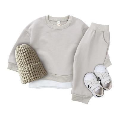 China Children'S Outfit Sets Infants Cotton Crew Neck Sweater Kids Suits for sale