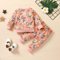 China Children'S Outfit Sets Children'S Sweater Set Girls Printed Cotton Sets for sale