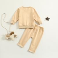 China Boys And Girls Children'S Long Two Piece Set Sun Embroidered for sale