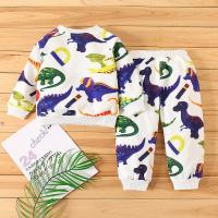 China Boys Children'S Casual Suit Dinosaur Cartoon Printed for sale