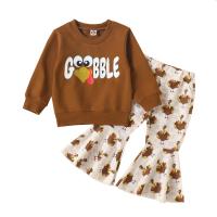 China Two Piece Print Girls' Children'S Easter Costumes Casual Style for sale