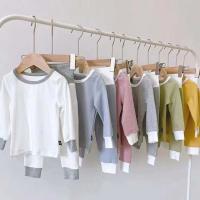 China Worsted Two Piece Long Sleeved Toddler Clothes Children'S Homewear for sale