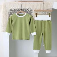 China Worsted Two Piece Long Sleeved Toddler Clothes Children'S Homewear for sale