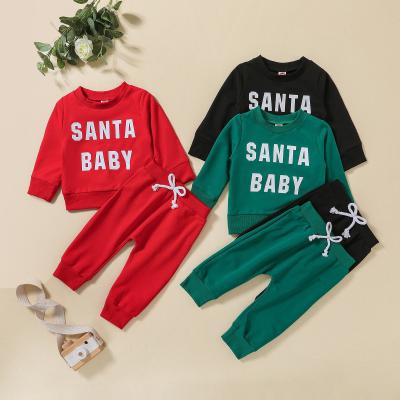 China Baby Boys And Girls Children'SSolid Pants Two Piece Outfit Worsted for sale