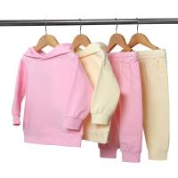China Kids Children'S Outfit Sets Sports Hoodie Trousers Two Piece for sale