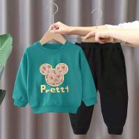 China Boys And Girls Children'S Long Sleeve Set Cartoon Pattern for sale