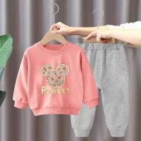 China Boys And Girls Children'S Long Sleeve Set Cartoon Pattern for sale