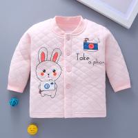 China Cute Cotton 3 Years Girls Windproof Winter Jacket Panda Animal Print Jacket Pink for sale