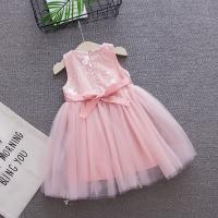 China Pink Princess 100CM Children'S Dress Clothing Costume Breathable Small Flower for sale