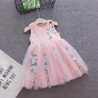 China Pink Princess 100CM Children'S Dress Clothing Costume Breathable Small Flower for sale